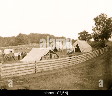 Gettysburg, Pennsylvania. Camp of Captain John J. Hoff, Civil War ...