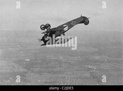 German Fokker Airplane loops in stunt Stock Photo - Alamy