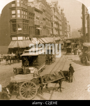 Broadway from Union Square.; Broadway from Union Square Stock Photo - Alamy