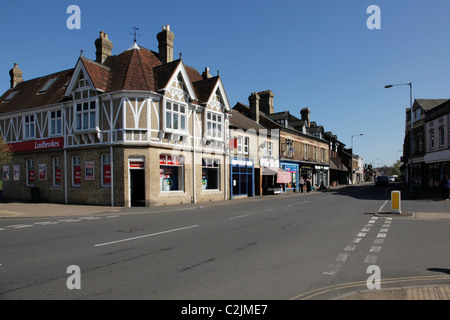 High Street Sandy Bedfordshire Stock Photo - Alamy