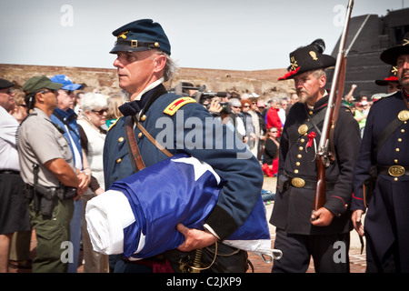 150th Anniversary of the surrender of Fort Sumter in the US Civil War ...