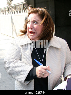 Wendy Kaufman aka the Snapple lady out and about in Manhattan New York ...