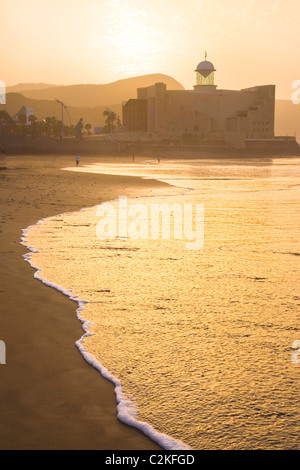 Sunset on the sea, Gran Canaria, Spain Stock Photo - Alamy
