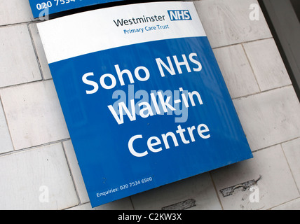 Soho NHS Walk-In Centre in Frith Street, London, England Stock Photo ...