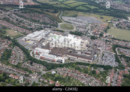 aerial view of Royal Derby Hospital Stock Photo - Alamy