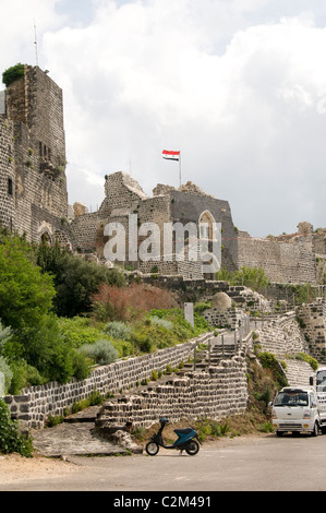 Crusader fortress, castle of Qalaat Marqab, Margat, Syria, Middle East ...