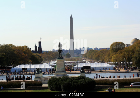 Washington DC, USA - October 12, 2018: US Congress dome construction ...