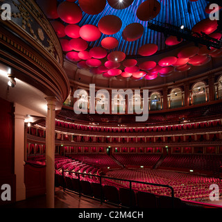 Interior of The Royal Albert Hall. London 1896 old antique print ...