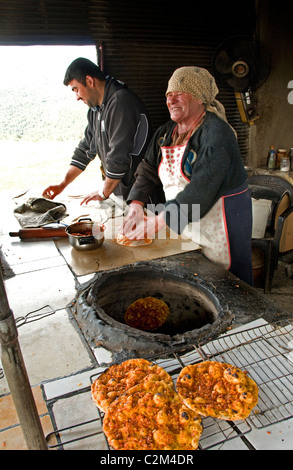 Bakery pancake pancakes pizza Syria desert Badiyat al Sham Bedouin ...