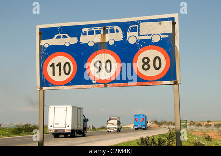 Syrian road signs Stock Photo - Alamy