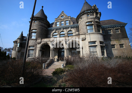 Abandoned Eighth Precinct Police Station in Detroit 2011 Stock Photo ...
