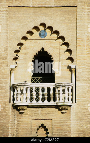 Windows - Balcony detail, La Giralda, Seville Stock Photo - Alamy