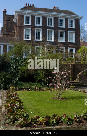 Burgh House and museum, Hampstead, London, England Stock Photo - Alamy