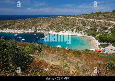 Porat beach, Bisevo, Croatia Stock Photo - Alamy