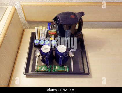 Hotel Room Complimentary Refreshments Tea Coffee Sugar Milk Stock Photo ...