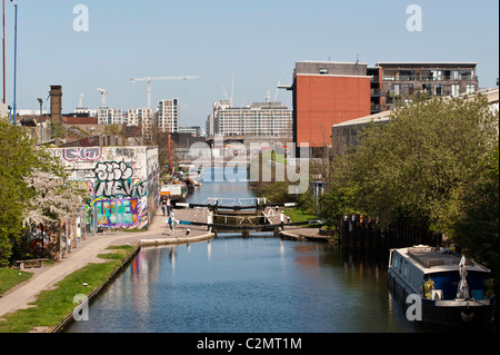 Lee River navigation system, Hackney, London, United Kingdom Stock ...