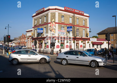 The Glassy Junction pub in Southall Middlesex Stock Photo - Alamy