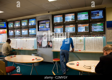 Ladbrokes Shop Interior Stock Photo - Alamy