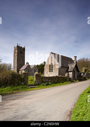 Church of St. Decumanus, Rhoscrowther, Hundleton, Pembrokeshire, Wales ...