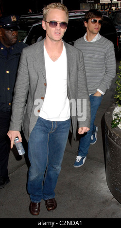 Neil Patrick Harris and partner David Burtka outside MTV TRL Studios in ...
