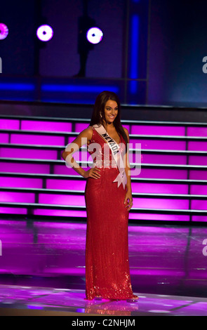 Miss Nevada Veronica Grabowski at the Miss USA Preliminary held at ...