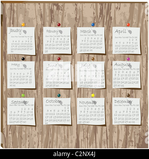 calendar february 2010 Stock Photo - Alamy