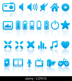 Battery web icon Stock Photo - Alamy