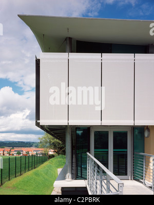 The Space Centre for Dance, Dundee College, Scotland. Exterior detail ...