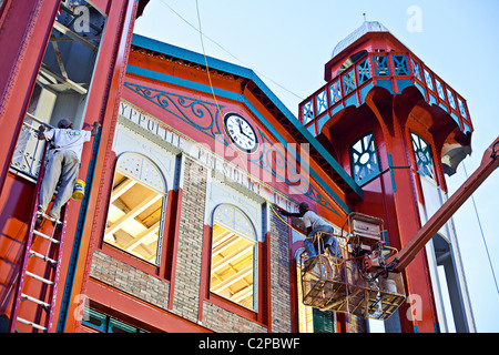 Iron Market in Port Au Prince after renovation 2011, Haiti Stock Photo ...