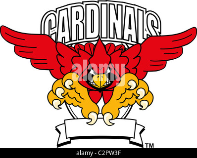 Cartoon Cardinal School Mascot Clip Art Stock Photo - Alamy