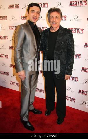 Rick Faugno and Frankie Valli Opening Night after party of Jersey Boys ...