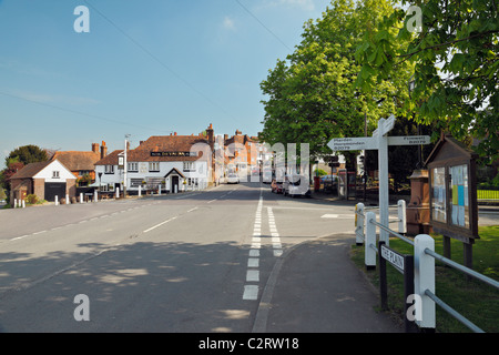 The High Street Goudhurst Kent England Stock Photo - Alamy