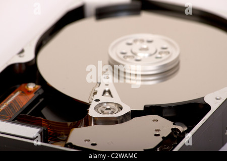 open harddisk and heads close up Stock Photo - Alamy