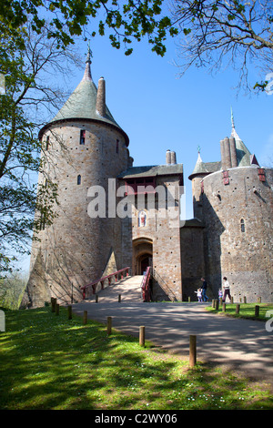 Castell Coch 19th-century Gothic Revival castle built on the remains of ...