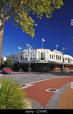 New Zealand Hastings Art Deco Buildings Stock Photo - Alamy