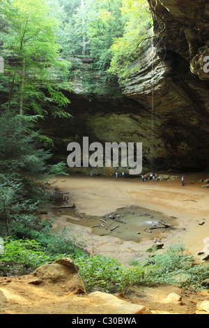 Waterfall at Hocking Hills State Park in the Hocking Hills region of ...