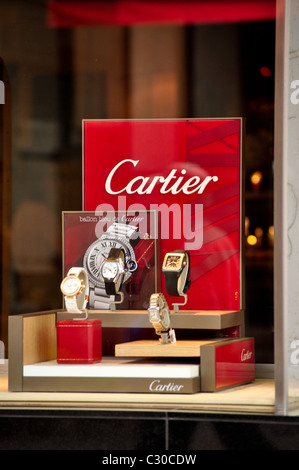 CARTIER WINDOW DISPLAY Stock Photo - Alamy
