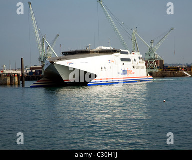 Condor Ferries ship St Peter Port Guernsey Channel islands Stock Photo - Alamy
