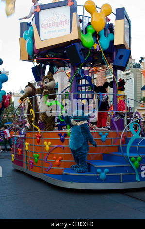 Dance Show at Disneyland Amusement Park in California USA Stock Photo ...