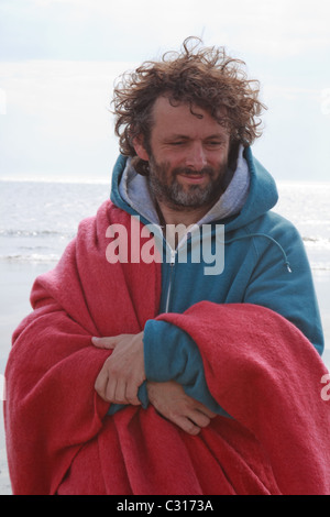 Michael Sheen, Hollywood actor, in The Passion, Aberavon Beach, Port ...