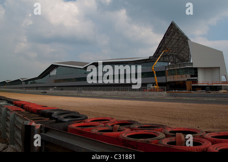 The Wing Pit Building at Silverstone Racing Circuit Stock Photo - Alamy
