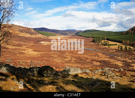 A view towards Felagie from the side of Craig Leek on the Keiloch Crag ...