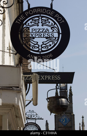 Take Away sign at Pizza Express Liverpool Kings Waterfront, 16 Monarch ...