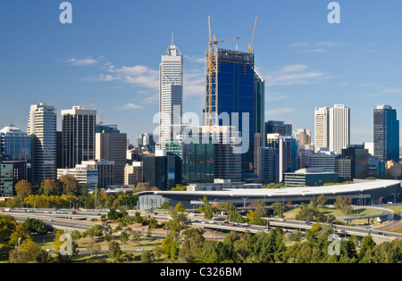Perth city skyline, Perth, Western Australia Stock Photo - Alamy