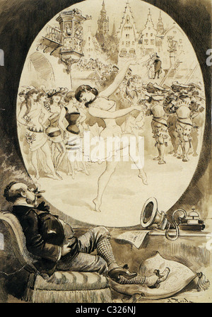 Albert Robida ( 1848 - 1926 ) French Illustrator Stock Photo - Alamy
