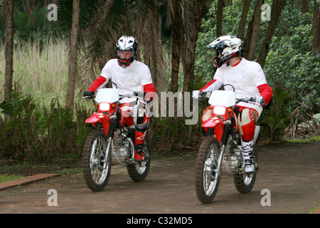 Prince Harry and Prince William participate in Enduro Africa 2008 ...
