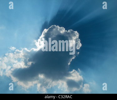 Blue sky and dramatic clouds hide the sun over Toronto, Ontario, Canada Stock Photo - Alamy