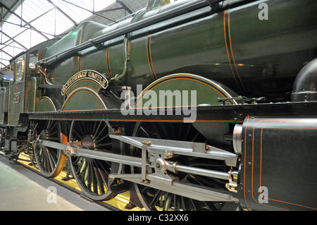 Preserved Great Western Railway Castle Class locomotive, Caerphilly ...