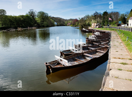 Weir on the North Esk River near Musselburgh, East Lothian, Scotland ...