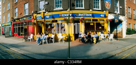 Dublin, Co Dublin, Ireland, The Henry Grattan Pub On Baggot Street ...